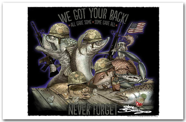 "Military Last Call" Shop By Design - Steve Diossy Marine Artist